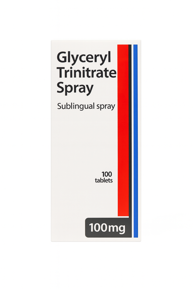 Glyceryl Trinitrate aerosol spray 400mcg - 180 doses (P) – Marks Tey ...