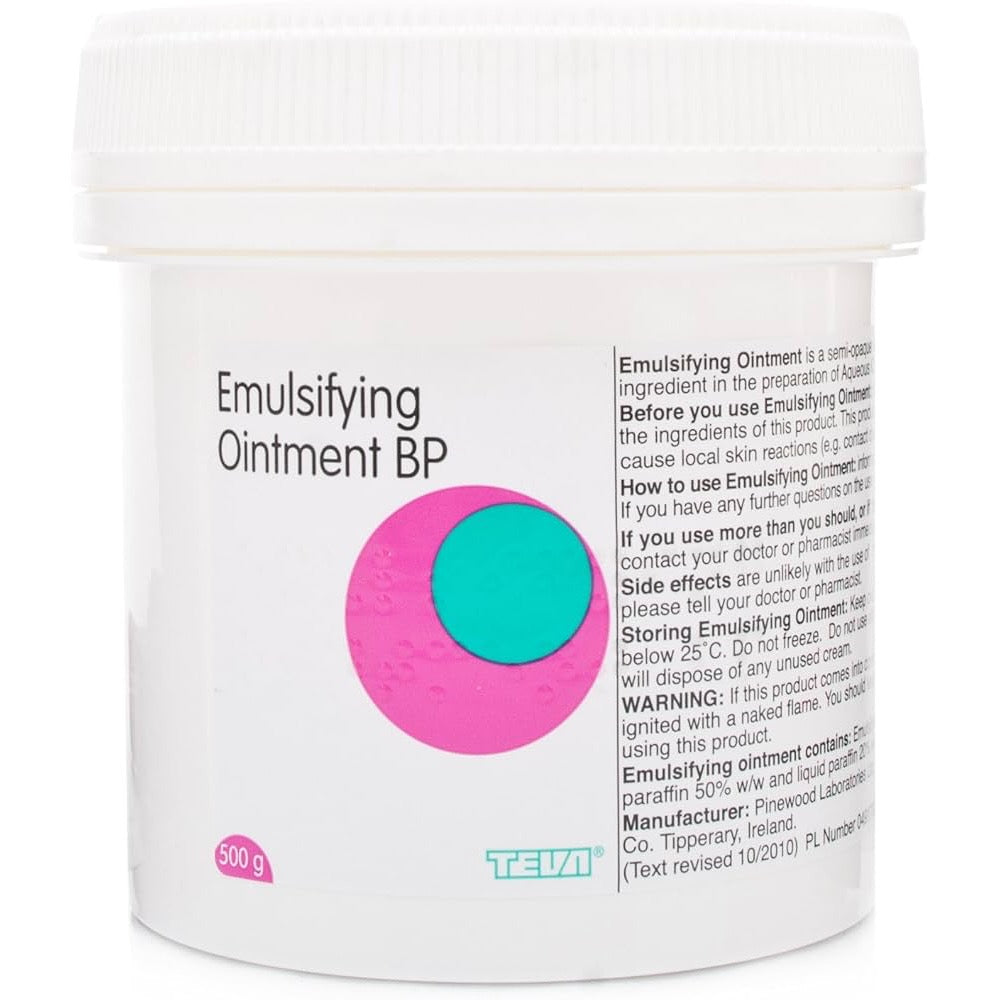 Emulsifying Ointment BP 500g – Marks Tey Pharmacy