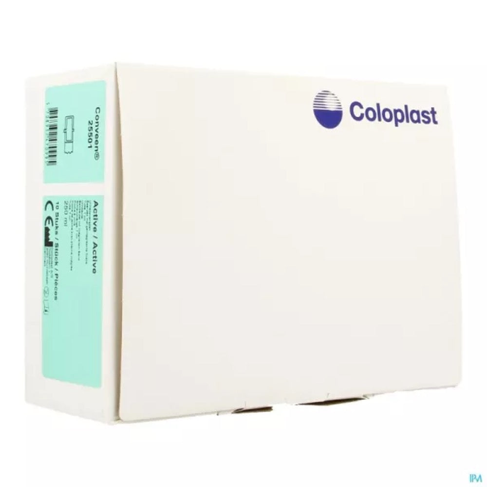 Coloplast Conveen Active Leg Bag 25501 - pack of 10 – Marks Tey Pharmacy