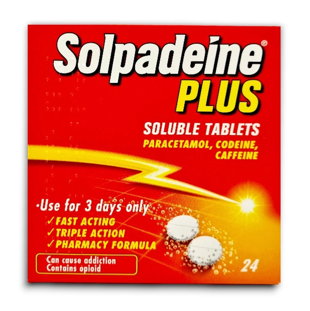 Solpadeine Plus Soluble Tablets - pack of 24 (P) – Marks Tey Pharmacy