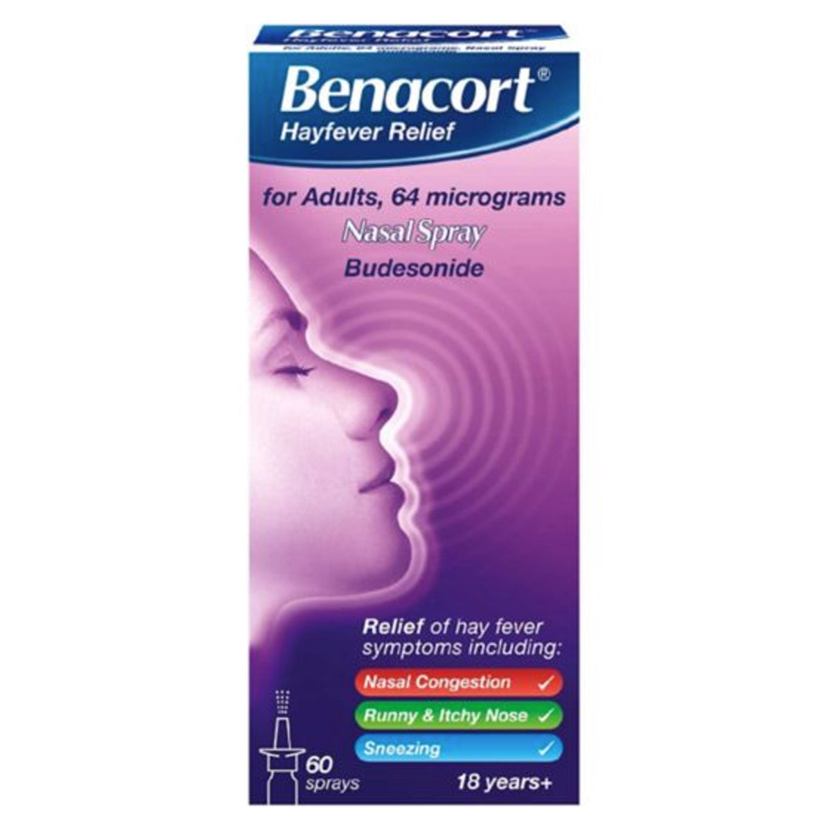 Benacort Hayfever Relief for adults 64 micrograms nasal spray – Marks ...