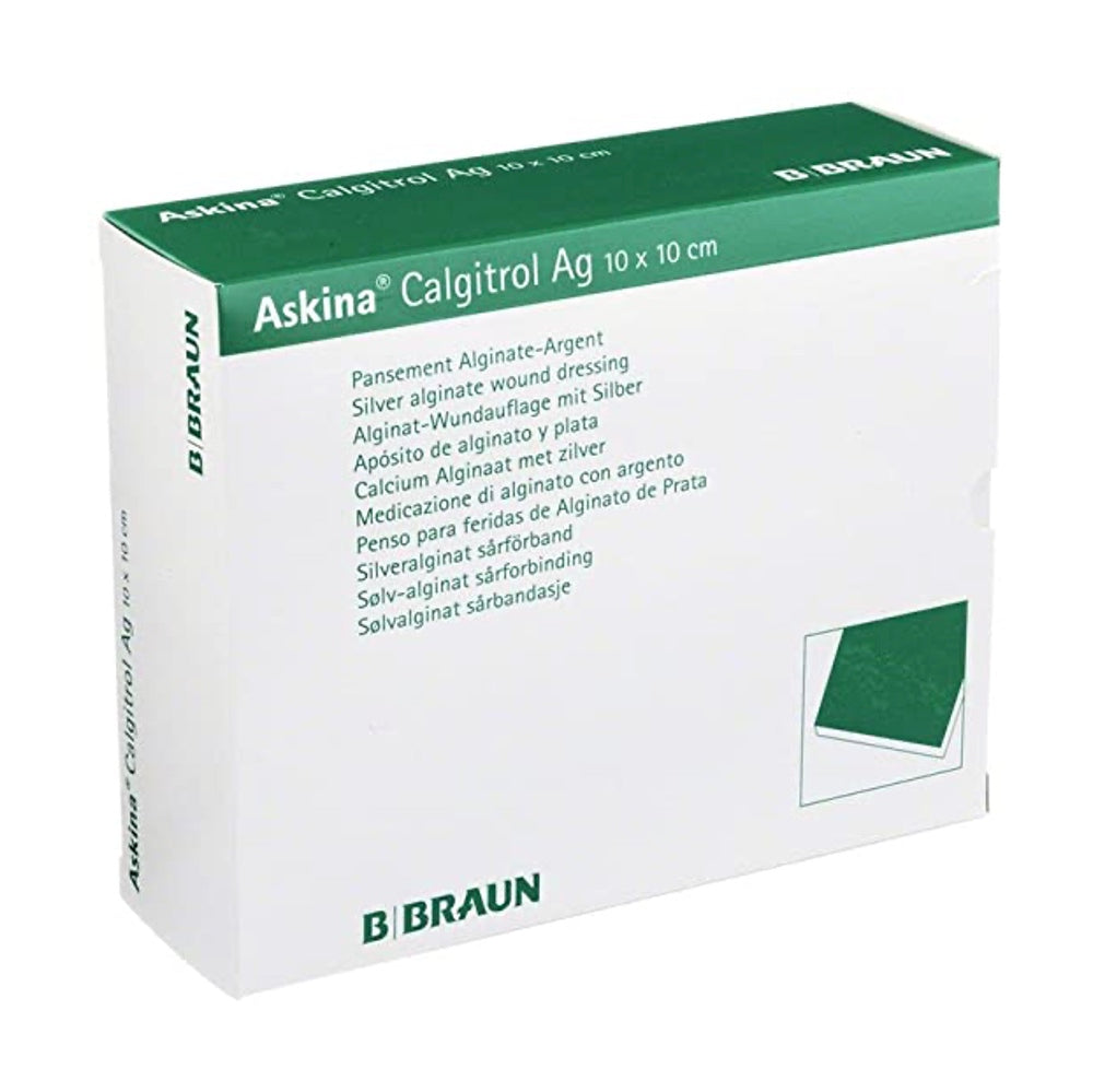Askina Calgitrol Ag 10x10cm - Box of 10 – Marks Tey Pharmacy