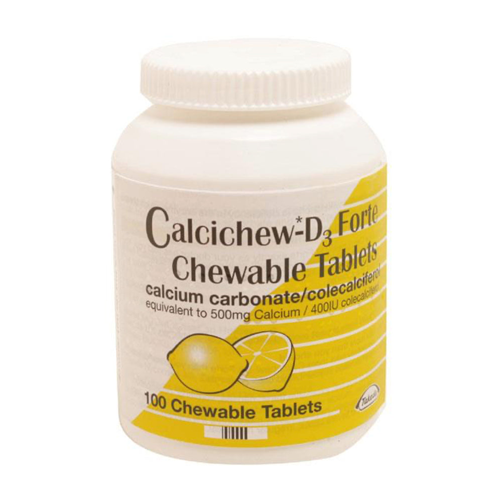 Calcichew D3 Forte Chewable Tablets 500mg/400iu- 100's (P) – Marks Tey ...