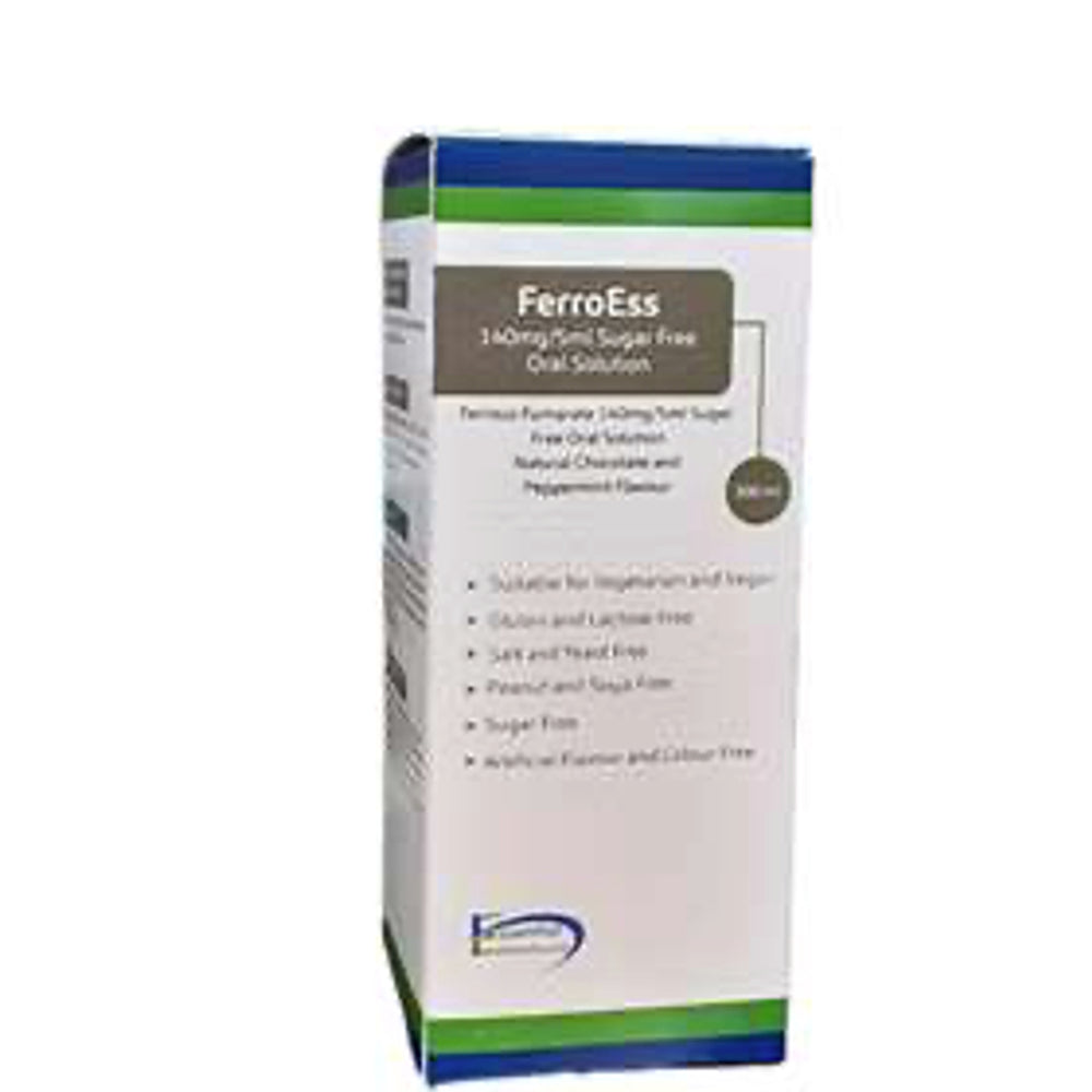 Ferrous Fumarate oral solution 140mg/5ml - 200ml (P) – Marks Tey Pharmacy