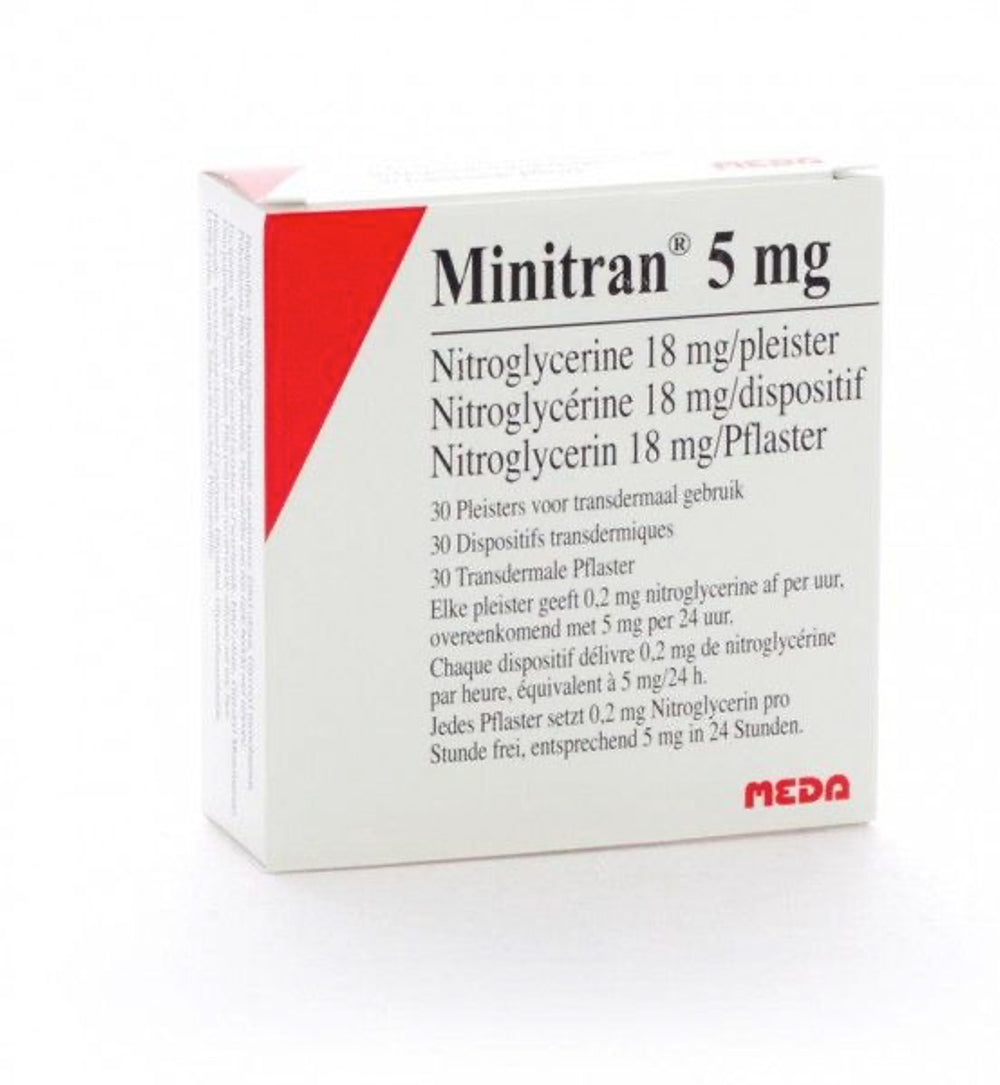 Minitran Patches 5mg/24h - pack of 30 (P) – Marks Tey Pharmacy