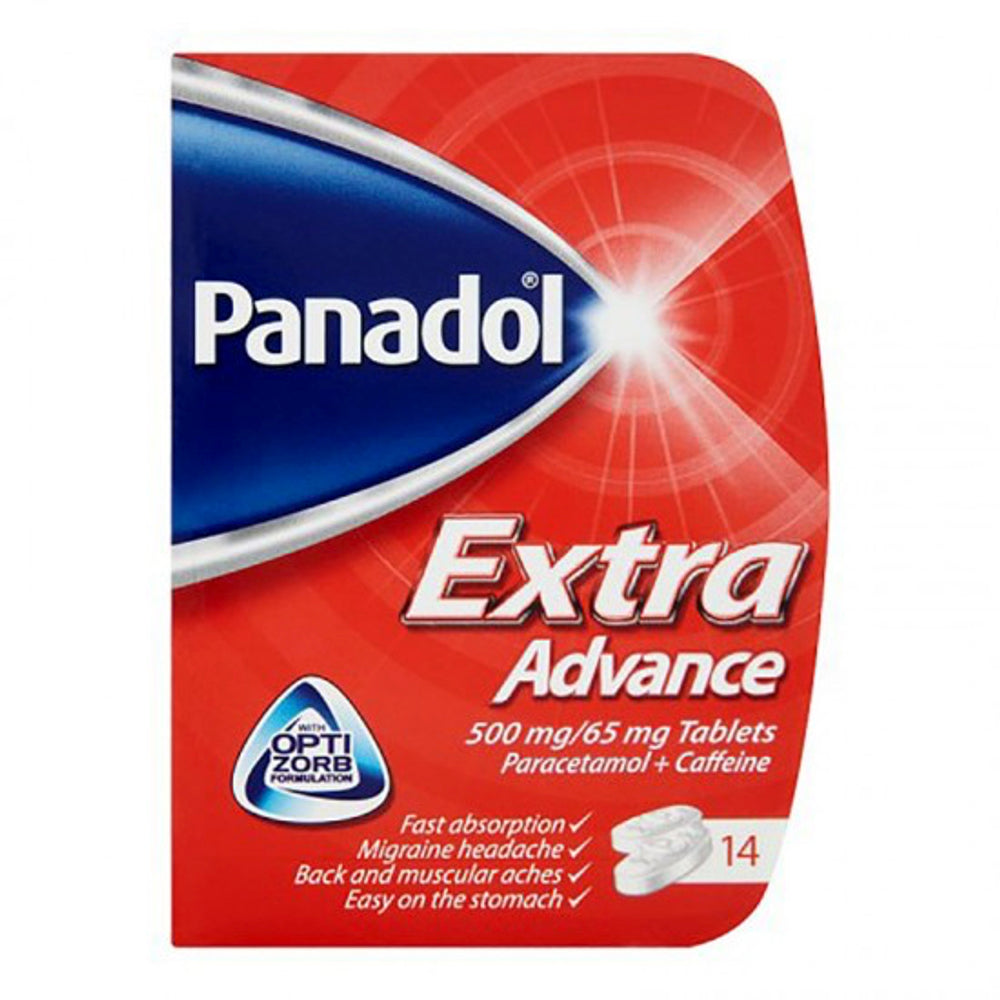 Panadol Extra Advance - Paracetamol & caffeine 14 tablets – Marks Tey ...